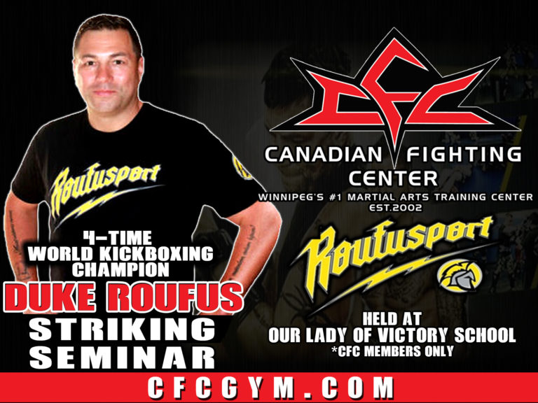 Canadian Fighting Center Winnipeg KickBoxing Muay Thai Boxing BJJ MMA Gym